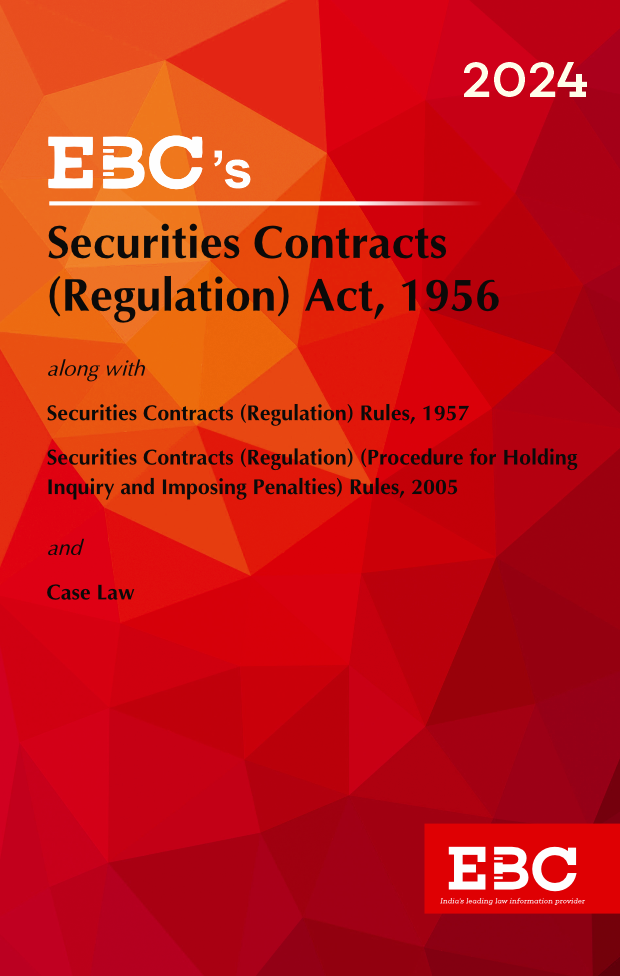 Securities Contracts (Regulations) Act, 1956Bare Act (Print/eBook)